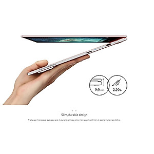 Samsung Galaxy Chromebook Tablet Touchscreen with Pen| 13.3 4K AMOLED Display| Intel i5-10210U| USB Type-C| Backlit Keyboard| Wi-Fi6| Chrome OS| Fingerprint (8GB RAM| 256GB SSD+128G SD Card) (Red)