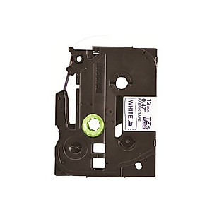 Brother Tzefa3 Tz Industrial Series Fabric Iron-On Tape, Navy-On-White, 1/2" X 9.8 Ft