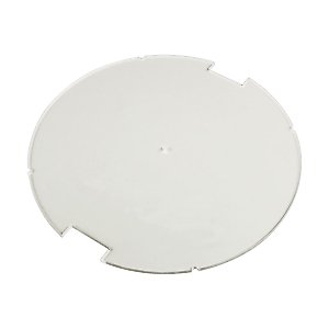LITKO 100mm Circular | Round Notched Tank Base | Compatible with Star Wars: Legion | Clear | (3mm Clear Thick Acrylic)