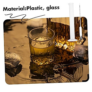 COLLBATH 1 Set Wine Making Kit Convenient Hydrometer Stills for Distilling Moonshine Reusable Measuring Tube Household Hydrometer Portable Graduated Cylinder Alcohol Supply Plastic