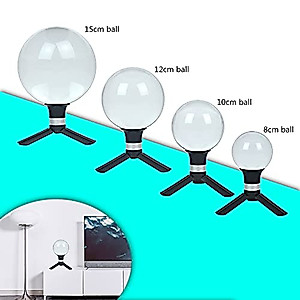 Lens Balls Stand for Photography, Supports 60mm to 150mm(6 inch) Crystal Ball, Lensball Holder, Suction Mount Cup+ Alumina Base (1/4"-20 General Internal Thread) + Mini Tripod