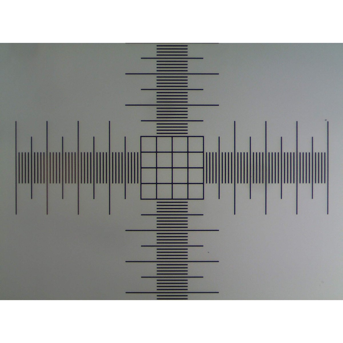 Microyn Microscope Stage Micrometer Calibration Slide (TCM-H) with 4-Scales and 0.01mm Line Resolution