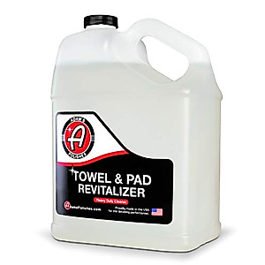 Adam's Microfiber Towel & Pad Cleaner - Keep Your Detailing Cloths, Applicators, & Pads Bright and Soft to Ensure a Scratch Free Surface - Tough on Grime, Gentle on Microfiber & Pads (Gallon)