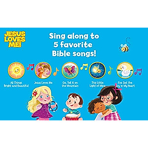 Jesus Loves Me 5-Button Songbook - Perfect Gift for Easter Baskets, Christmas, Birthdays, Baptisms, and More (Little Sunbeams)
