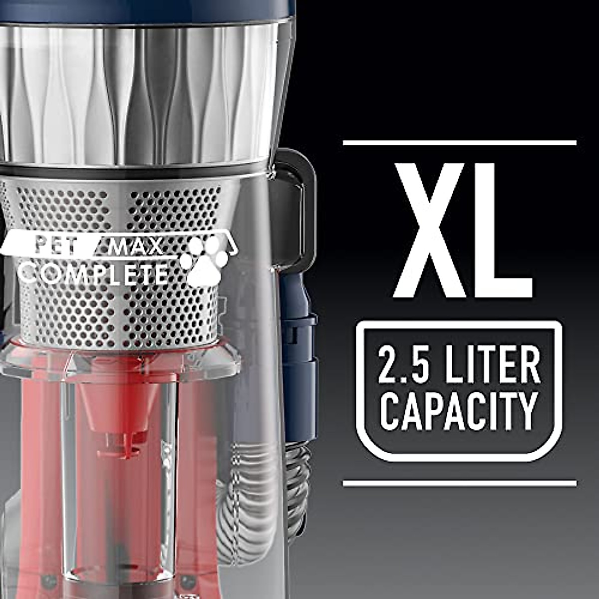 Hoover MAXLife Pet Max Complete, Bagless Upright Vacuum Cleaner, For Carpet and Hard Floor, UH74110, Blue Pearl