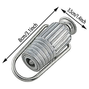 ZZLZX Clothesline Tightener Aluminium Sunline Line Tight Grips Tools for Pulleys and Fixed Clothes Lines Household Laundry Supplies, Aluminium Rope Tightener