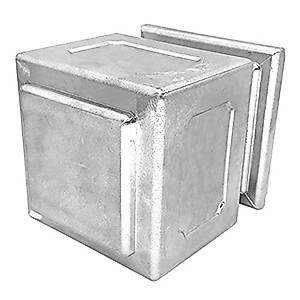 EKSED Fence Post Cap, Acorn Top Fence Finials, Aluminum Railing Cover for Villa Stair, Mailbox, Deck, Dock, Piling Caps, 4Pcs,160x160mm