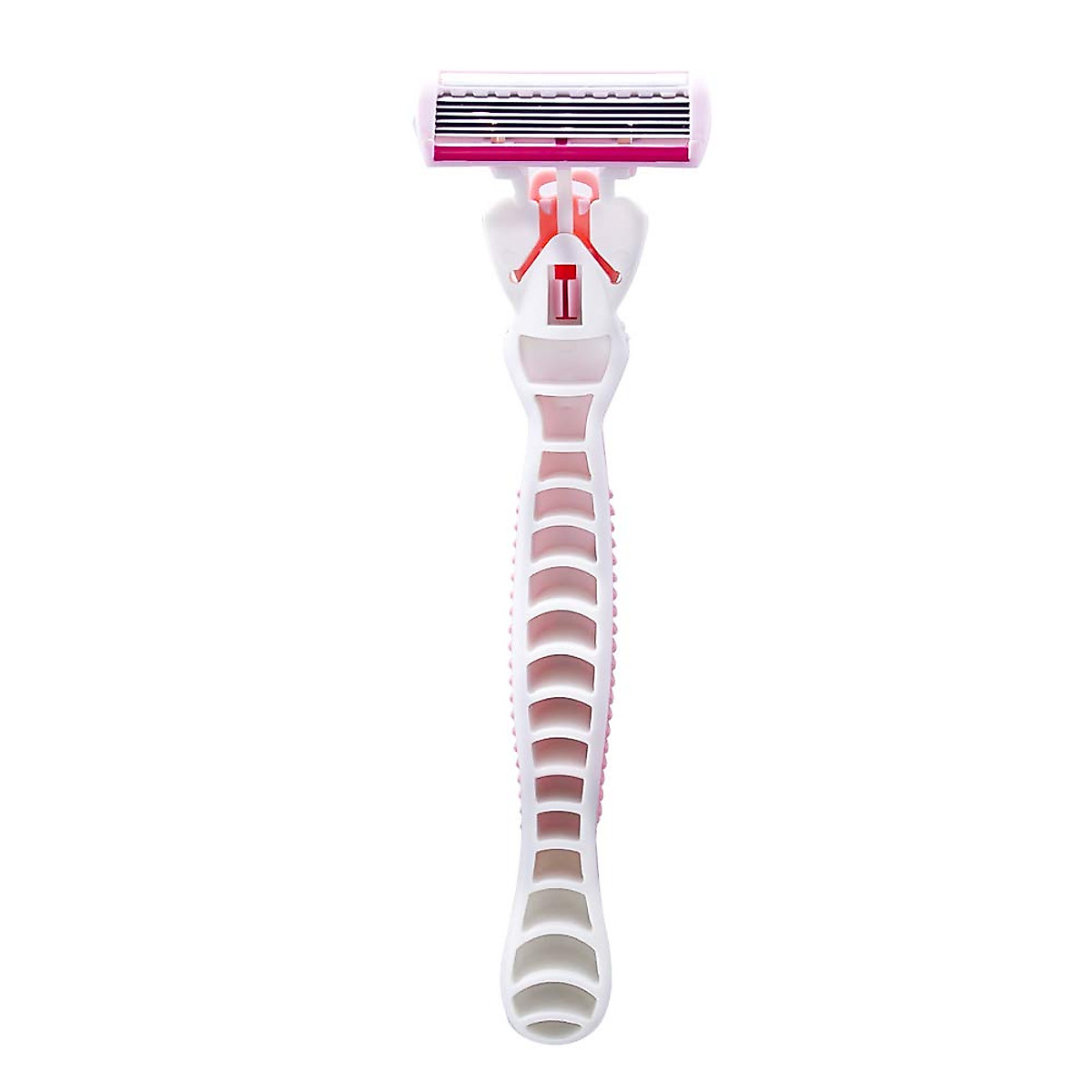 DreamGenius Razors for Women Shaving,6-Blade Includes 2 Handles and 19 Refills,Value Shaver Pack, Non-Slip Travel Carry,Pink