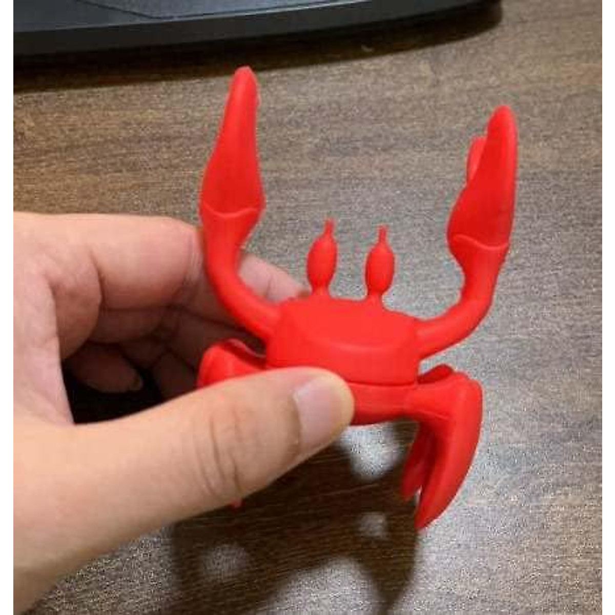Crab Spoon Rest & Steam Releaser, Silicone Spoon Rest for Stove Top,Kitchen Gifts Utensil RED