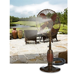 DecoBREEZE Fans Outdoor Misting Kit, One Size, Black