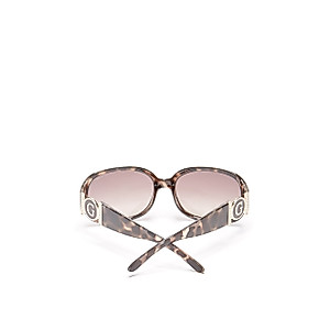 GUESS Factory Cutout Logo Plastic Sunglasses