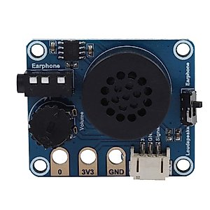 Speaker Module Expansion Board,Speaker Module Expansion Board for Micro: bit NS8002 Chip Compatible for 3.3V/5V Arduino Boards,Supports for Arduino Development Board