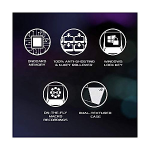 ASUS RGB Mechanical Gaming Keyboard - ROG Strix Scope TKL | Cherry MX Brown Switches | 2X Wider Ctrl Key for FPS Precision | Gaming Keyboard for PC, Black