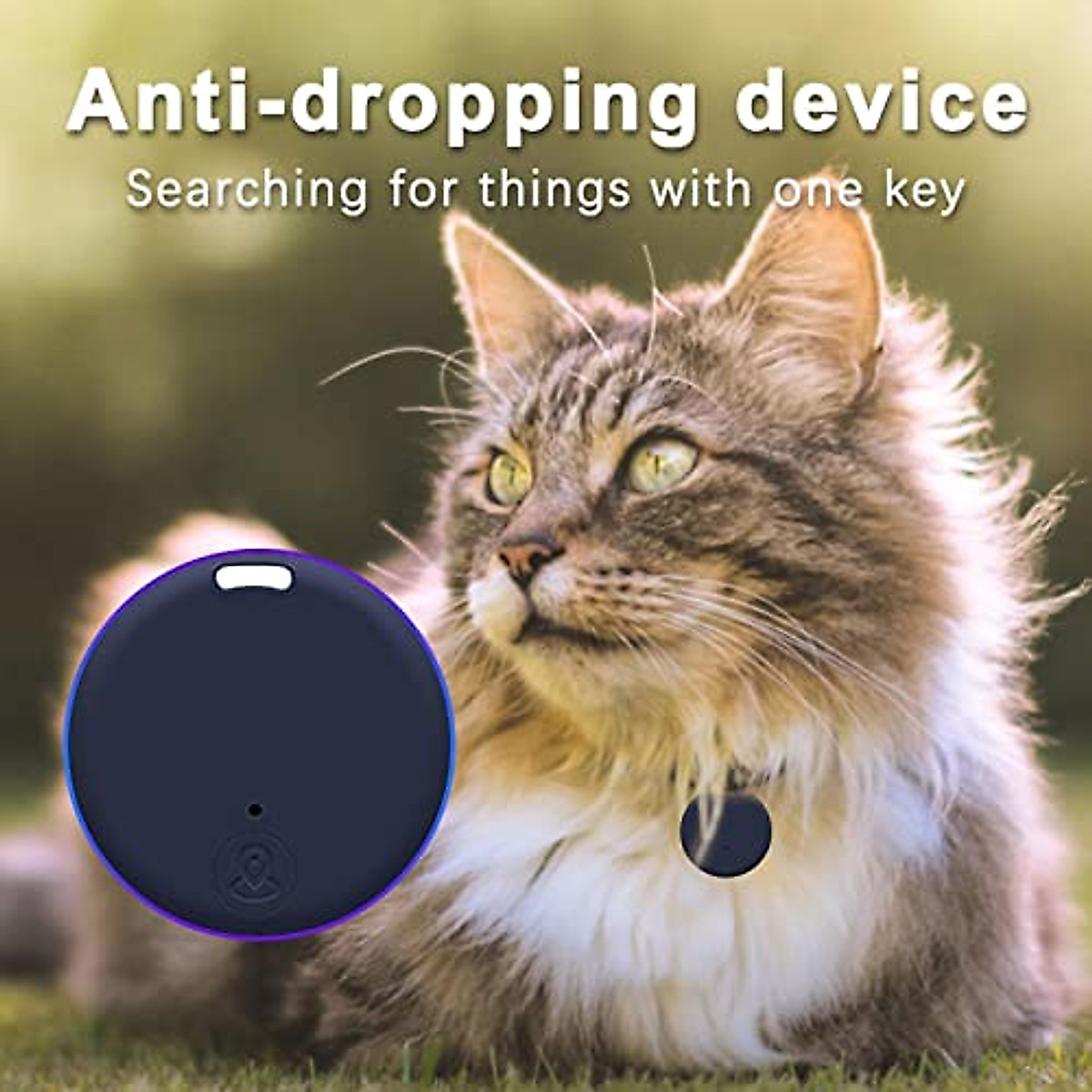 Portable GPS Tracking Bluetooth 5.0 Mobile Key Tracking Smart Anti-Loss Device Waterproof Device Tool Pet GPS Locator Bluetooth Tracer for Pet | Dog, Cat, Keys, Wallet, Bag