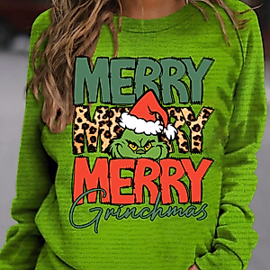 DJAIOD Christmas Iron on Transfers 3Pcs,Cute Heat Transfer Vinyl Green Cartoon Monster Iron on Iron on Transfers for T Shirts Heat Transfer Vinyl Pillow Hoodie DIY Crafts Xmas Transfer Design