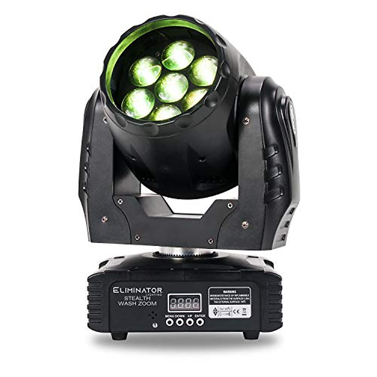 Eliminator Lighting ADJ - 7 X 12W LED Wash Zoom With Wired Digital communication Network (Stealth Wash Zoom)