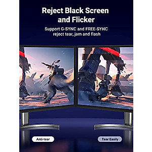 UGREEN VESA Certified 8K DisplayPort Cable 6FT, DP 1.4 Cable Displayport to Displayport Cable Support 8K@60Hz, 4K@144Hz, FreeSync, G-Sync, HDR, 32.4Gbps for HDTVs, Displays, Monitors, Graphics, PC