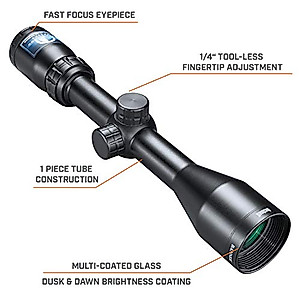 Bushnell Banner 3-9x40mm Riflescope, Dusk & Dawn Hunting Riflescope with Multi-X Reticle