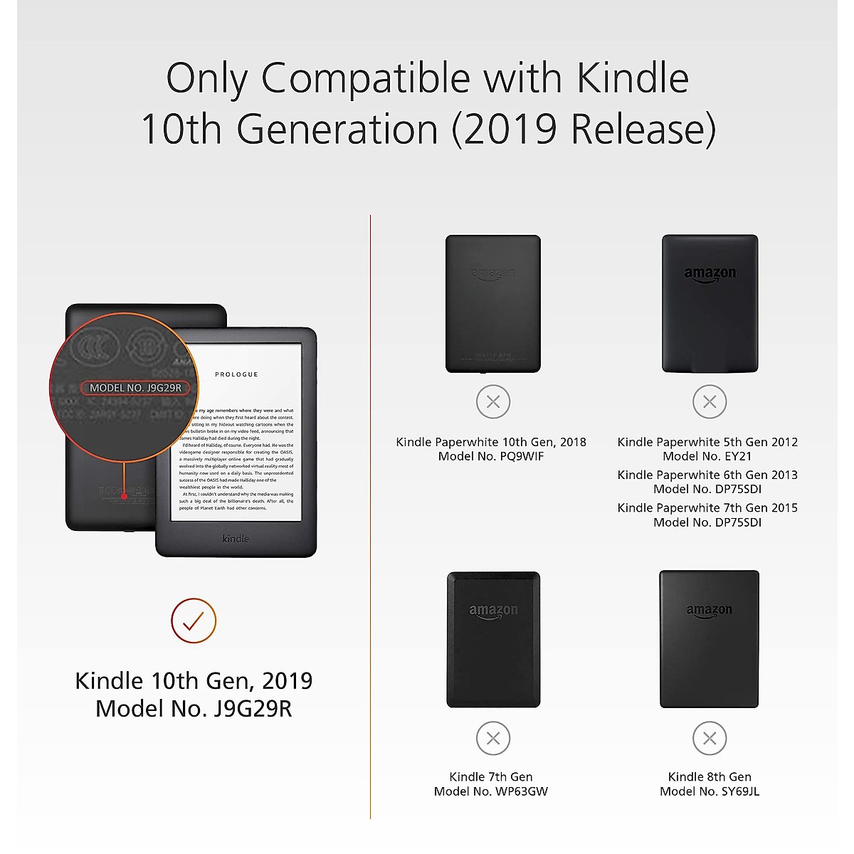 Made For Amazon Case, in Raspberry, with Screen Protector for Kindle 10th Generation - 2019 release
