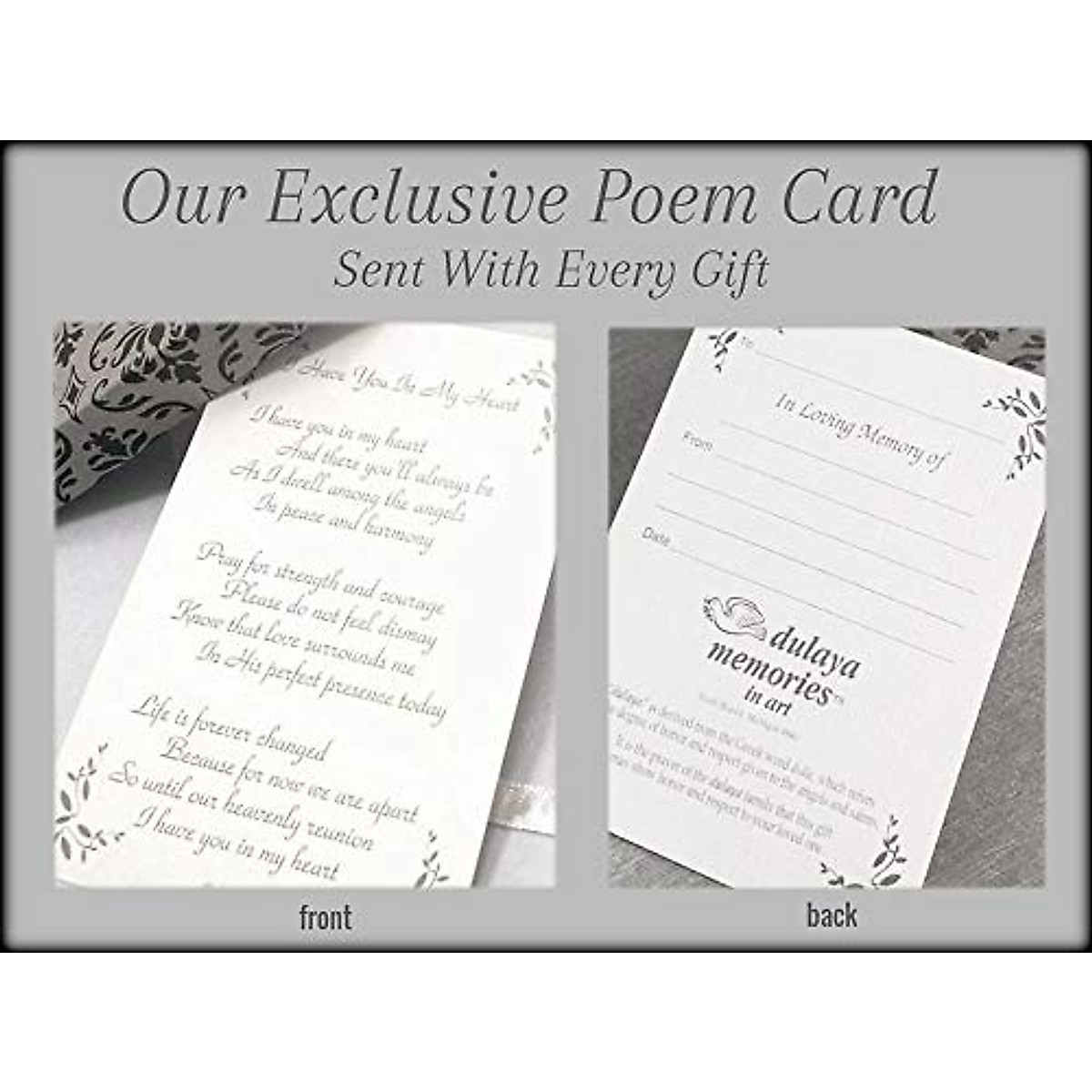 for Loved Ones in Heaven Sympathy Gift Heart Blanket Send Memorial Remembrance Loss of Loved One When Someone Passes Away Express Condolences to Grieving Inspirational Poem Card Included