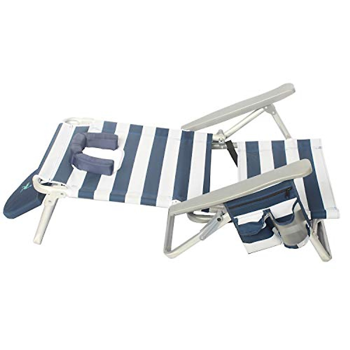 On Your Back Sand Chair - Striped