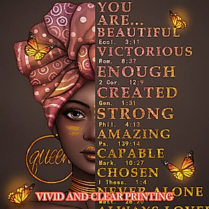 African American Women Tote Bags - Black Women Shoulder Bag Afro Black Girl Magic Satchel Handbags For Beach Gym School Travel