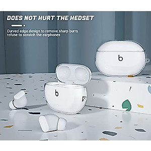 AIPNIS Personalized Case Compatible with Beats Studio Buds,Custom Photo Gift Shock Absorption Soft Clear TPU for Beats Studio Buds Cover