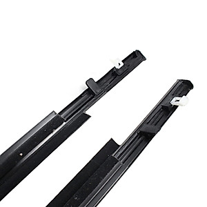 YZQPNB Weatherstrip Window Molding Trim Seal Belt Compatible with Toyota FJ Cruiser 2007-2014 Front Rear Left Driver & Right Passenger Side Door Outside Belt Black