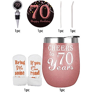70th Birthday Gifts for Women, 70th Birthday Decorations for Women, Turning 70 Gifts for Women, 70 Birthday Tumbler, 70th Birthday, 70th Birthday Gifts, 70 and Fabulous Gifts for Women
