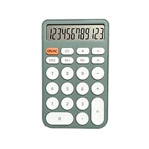 NIOIPXA Calculator Cute Small Mini Advertising Gift Accounting Financial Candy Color Office Student Computer Portable (Green)