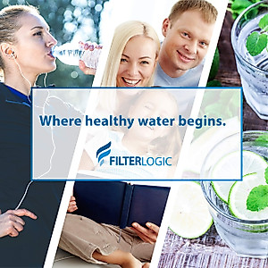 Filterlogic AP810 Whole House Water Filter, Replacement for 3M Aqua-Pure AP810, AP801, AP811, Whirlpool WHKF-GD25BB, WHKF-DWHBB, 5 Micron, 10" x 4.5", Well & Tap Water Filter, Pack of 3