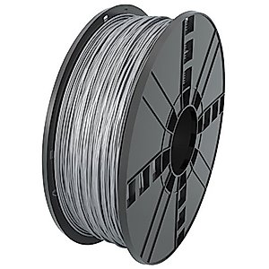 MG Chemicals Silver ABS 3D Printer Filament, 1.75 mm, 1 kg Spool