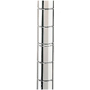 Commercial Chrome Wire Shelving Posts 86" - 4 Posts