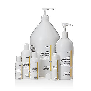R&R Lotion Industrial Zinc Oxide Sunscreen SPF36, Full Broad Spectrum, Rubs in Clear, Protects immediately, 80-min water resistance. . 32oz., white, ISSC-32-30+FF