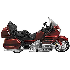New-Ray 1:12 Scale Honda Gold Wing 2010 Red Diecast Motorcycle Model
