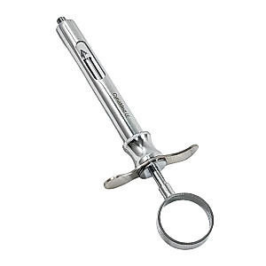 5 PREMIUM ASPIRING DENTAL SYRINGES 1.8mL ANESTHETIC ONE RING WITH FINGER RESTS SURGICAL DENTAL INSTRUMENTS ( CYNAMED )