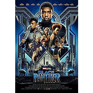 Black Panther Movie Poster Limited Print Photo Chadwick Boseman, Michael B. Jordan Size 27x40#1