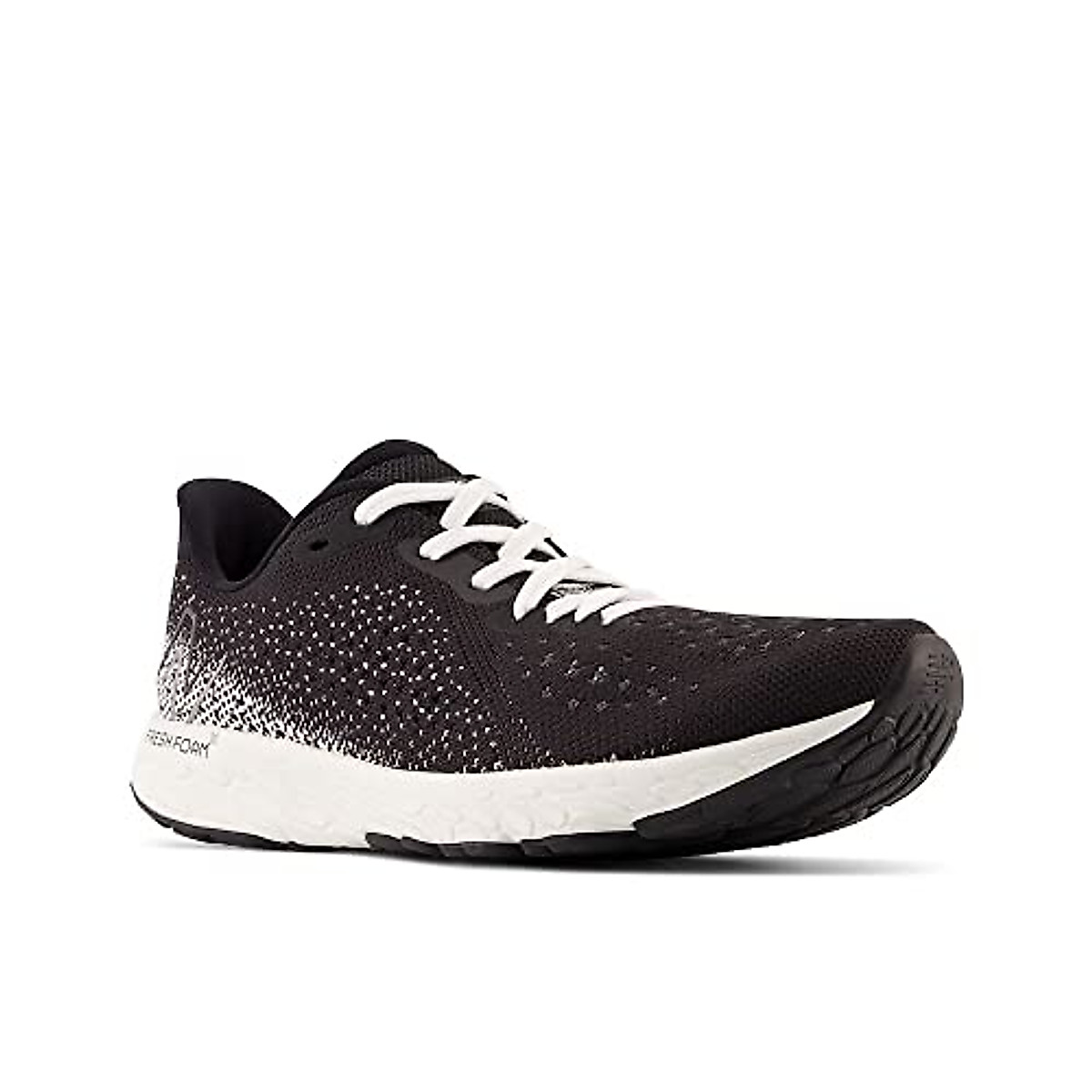 New Balance Women's Fresh Foam X Tempo V2 Running Shoe, Black/Sea Salt/Dark Silver Metallic, 9