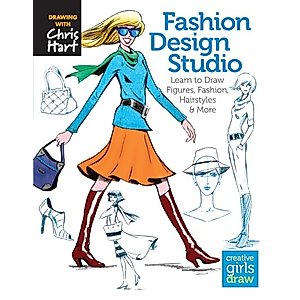Fashion Design Studio: Learn to Draw Figures, Fashion, Hairstyles & More