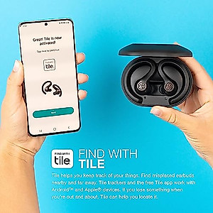 JLab JBuds Air Sport Gen 3 True Wireless Bluetooth Earbuds + Charging Case, Graphite, IP66 Sweat Resistance, Multipoint, Dual Connect, 3 EQ Sound Settings, Find wth Tile