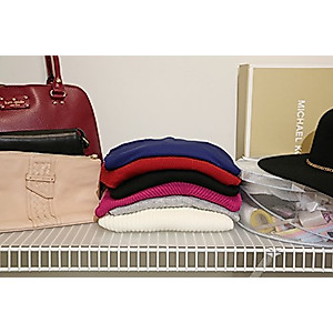 Pantry Shelf Liner, Wire Shelf Liners for Closet and Pantries (Set of 4) 16 x 48 inch - Plastic Closet Liners