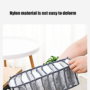 MULINN Breathable Drawer Organizer Closet Underwear Mesh Organizer For Socks Bra Scarves And Lingerie Storage Box