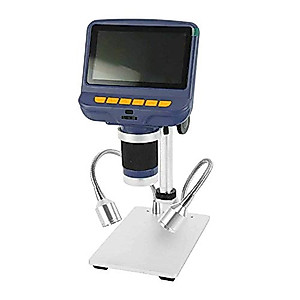 Andonstar AD106S Digital Solder Microscope Electronic Repair Coin Collection Jewelry Appraisal Antique Authentication and Children Biology Slides Observation 200X Magnification with 4.3-inch Display