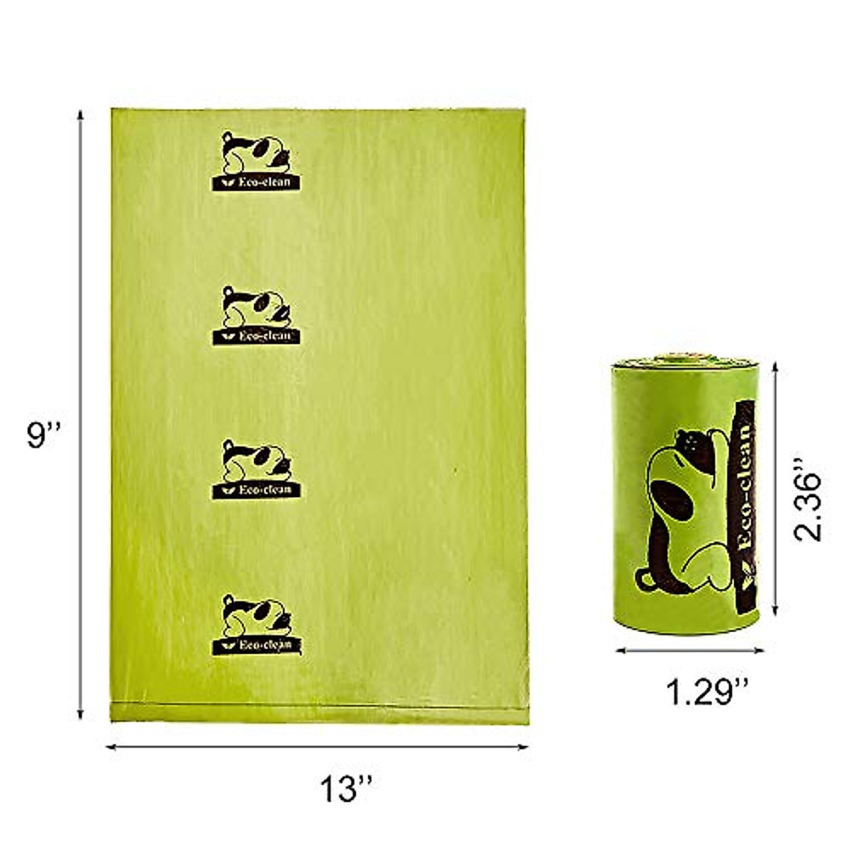 Dog Poop Bags, 60 Rolls / 900 Count Dog Waste Bags with Dispenser and Leash Clip, Unscented, Extra Thick and Strong Poop Bags for Dogs