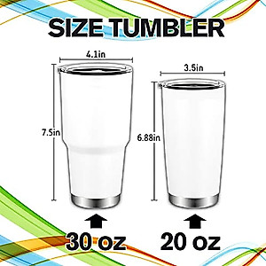 WAZONE Personalized Cow Coffee Tumbler with Lid Cowhide Pink 20oz 30oz Tumblers Vacuum Insulated Cup Travel Mug Stainless Steel Christmas Birthday Gift for Women Daughter Sister Animal Lover Farm Girl