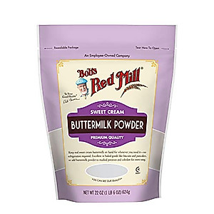 Bob's Red Mill Sweet Cream Buttermilk Milk Powder, 22-ounce (Pack of 4)
