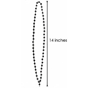 Shaligram Mala Collection, 8mm Sacred Stone Black Round Bead Mala For Both Porpose One can Wear or for Worshipping, Japa Beads Stone Necklace