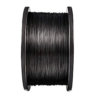 TIANSE PLA Filament 1.75mm PLA 3D Printer Filament, 5kg Cardboard Spool (11 lbs), Dimensional Accuracy +/- 0.03mm (Black 1-Pack)