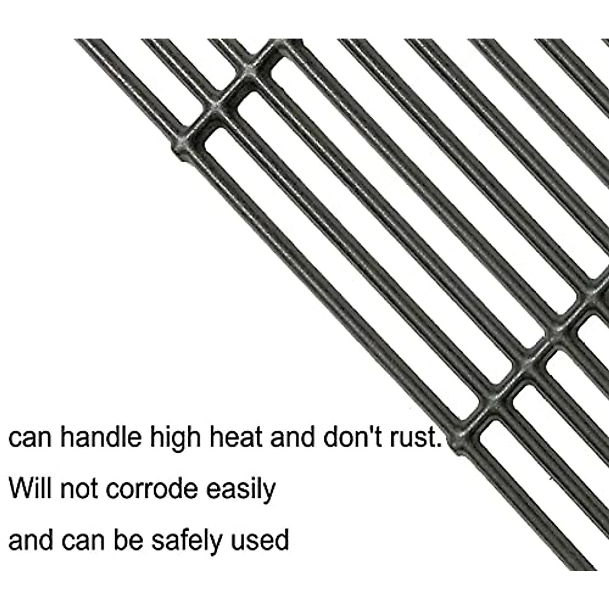 Votenli C6505A(3-Pack) 19 3/4" Cast Iron Cooking Grid Grates Replacement for Chargriller 2121, 2123, 2222, 2828, 3001, 3008, 3030, 3725, 4000, 4208, 5050, 5072, 5252, 9020