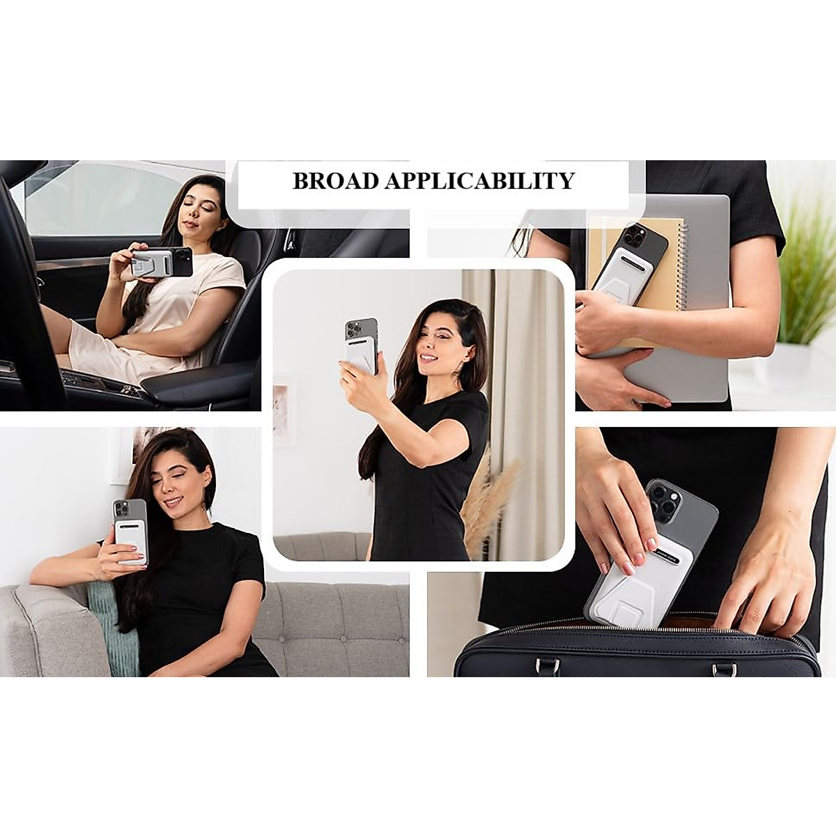 DLNIA 2024 Upgraded Version Fast Charging Magnetic Battery (Mag-Safe), 10,000mAh Foldable Magnetic Wireless Portable Charger Power Bank with Type-C Cable for iPhone 15/14/13/12/Mini/Pro Max